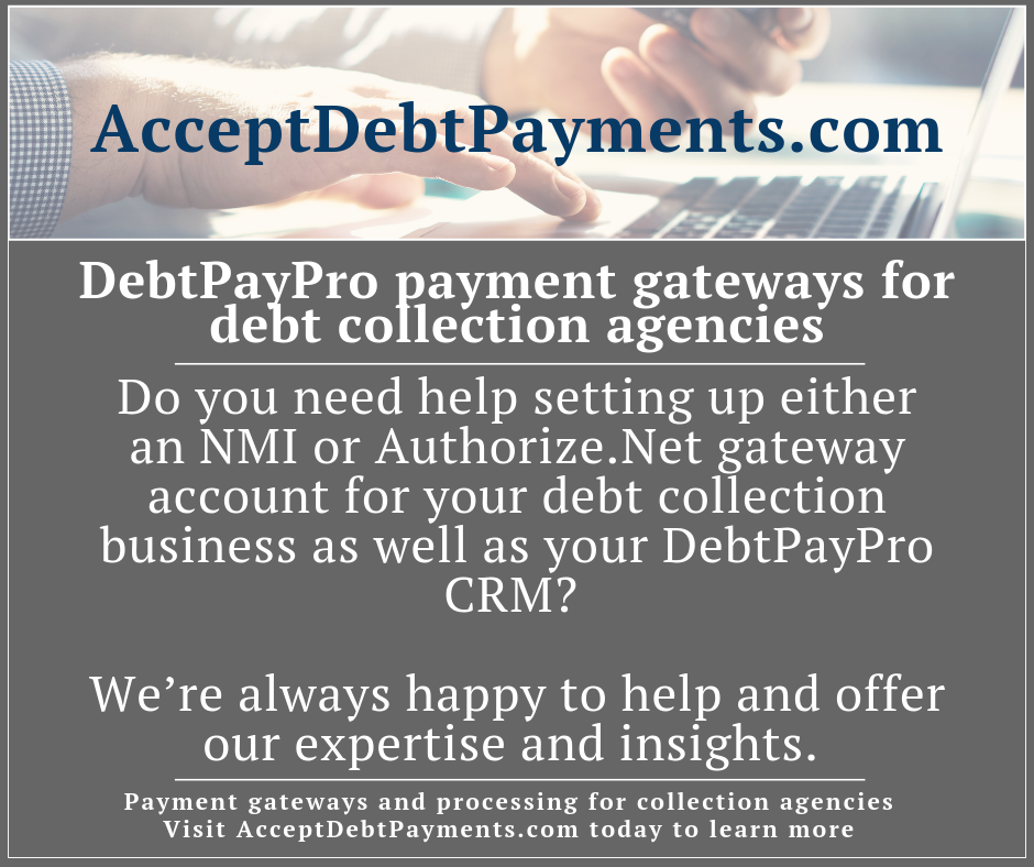 DebtPayPro payments for collection agencies and attorneys